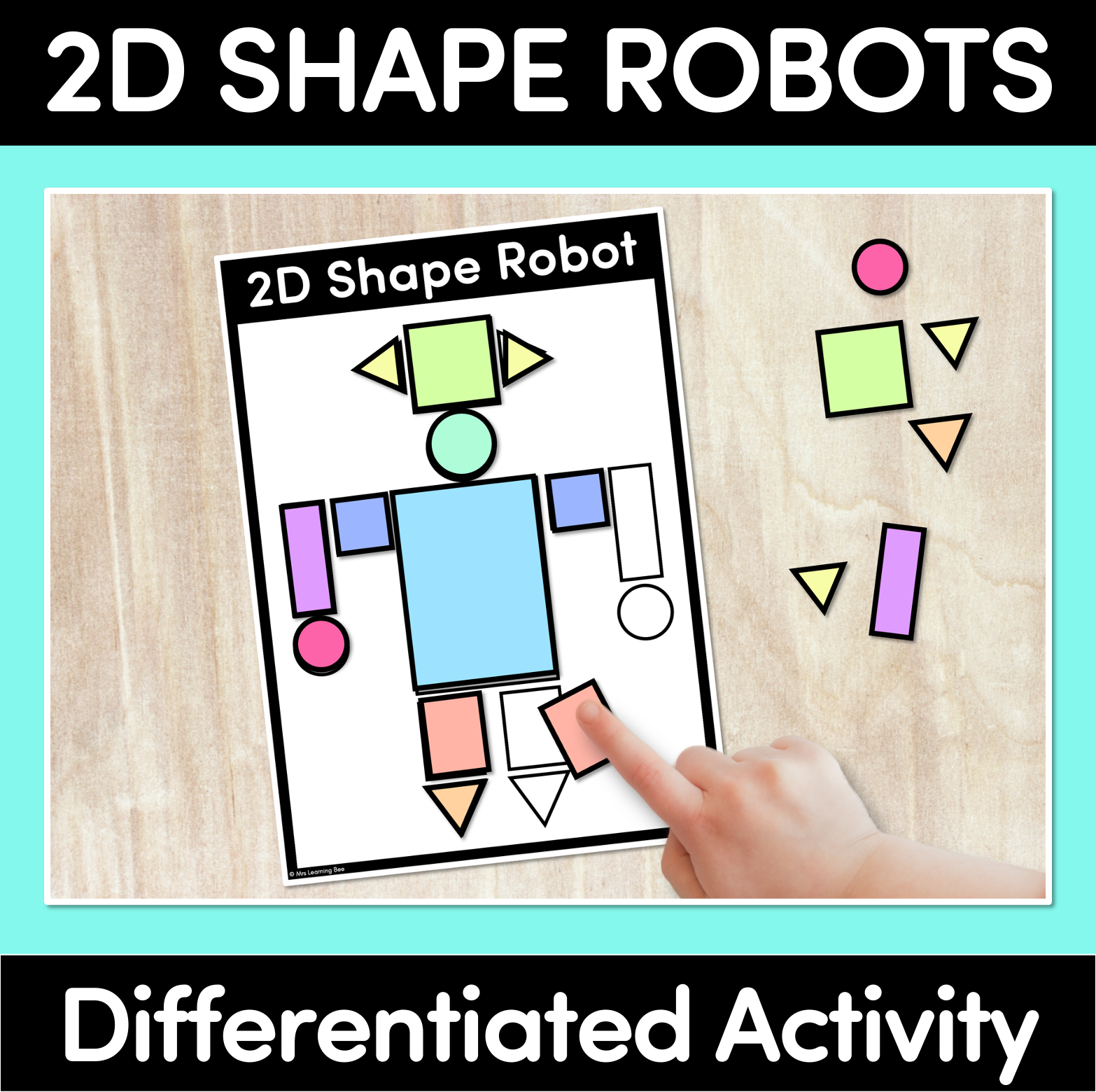 2D Shape Robots - Mrs Learning Bee