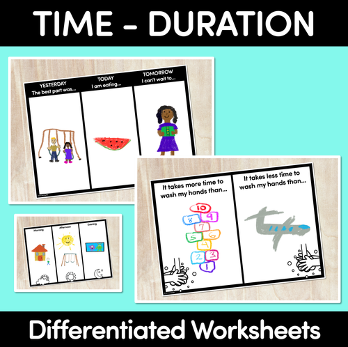 Time (Duration) - Differentiated Worksheets & Activities - Mrs Learning Bee