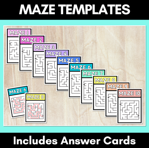Maze Templates - Mrs Learning Bee