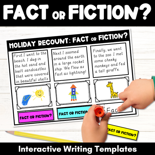 Fact or Fiction Writing Templates - Mrs Learning Bee