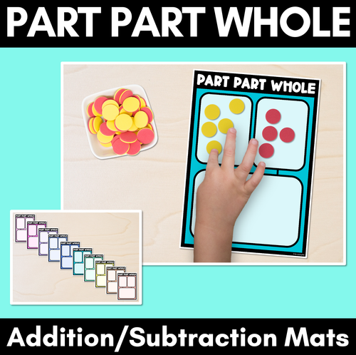 Part Part Whole Mats - Mrs Learning Bee