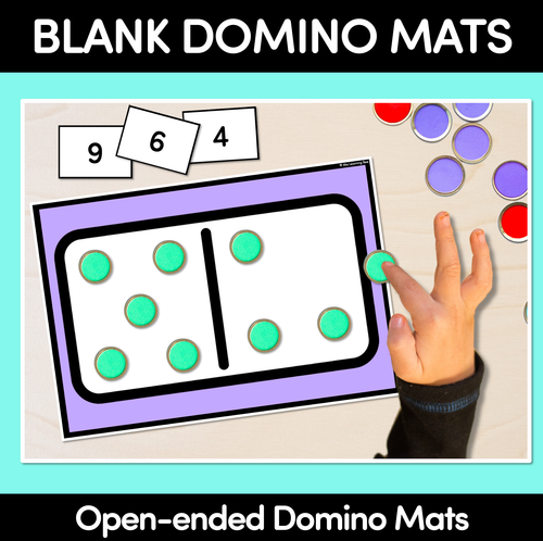 Blank Open-Ended Domino Mats - Mrs Learning Bee