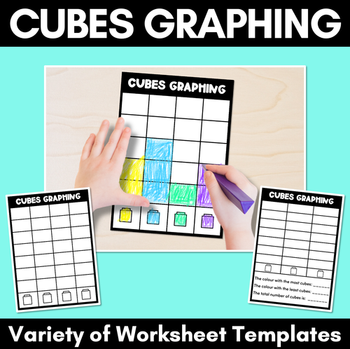 Cubes Graphing Templates - Mrs Learning Bee