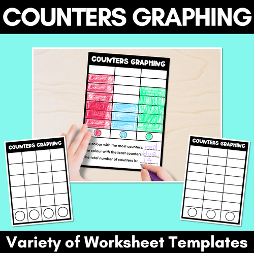 Counters Graphing Templates - Mrs Learning Bee