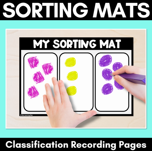 Sorting Mats - Classification Recording Pages - Mrs Learning Bee