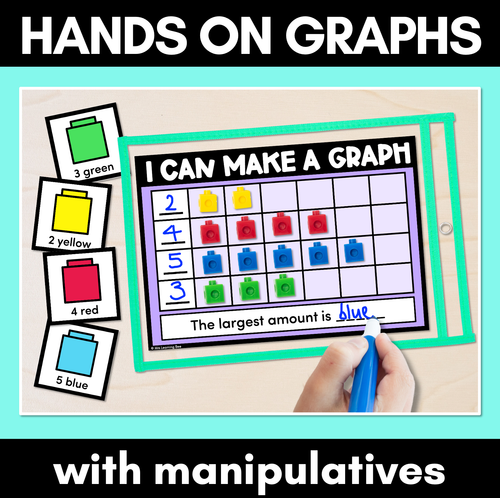 Hands On Graphing with manipulatives - Mrs Learning Bee