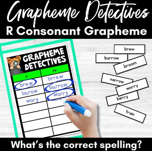Consonant Sound R Words Game - R Phoneme Decodable Words Activity ...