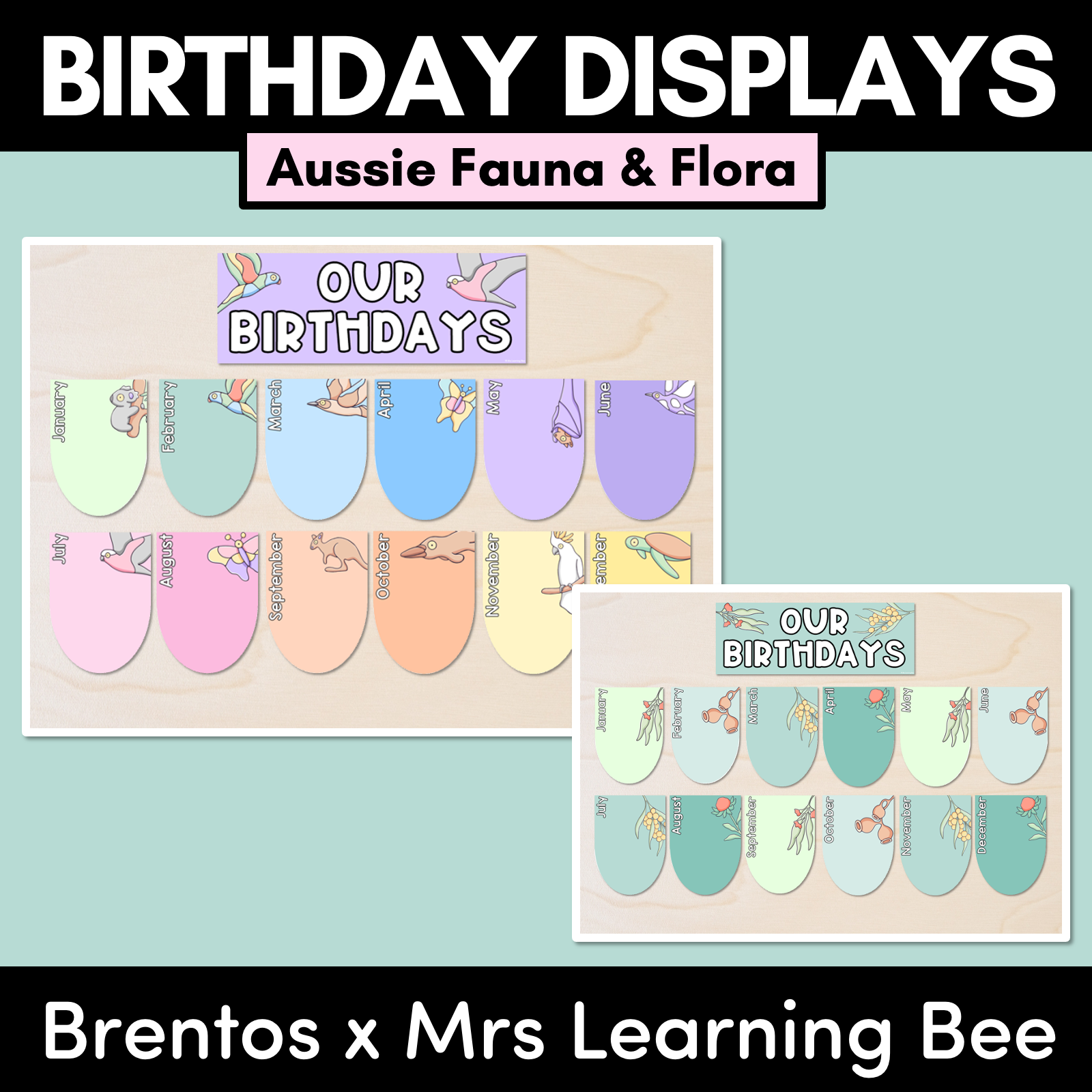 BIRTHDAYS DISPLAYS - The Brentos Collection - Aussie Flora and Fauna ...