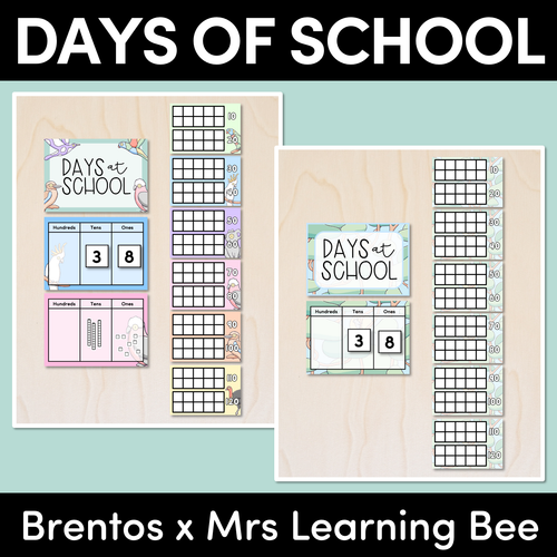 DAYS OF SCHOOL DISPLAY - The Brentos Collection - Mrs Learning Bee