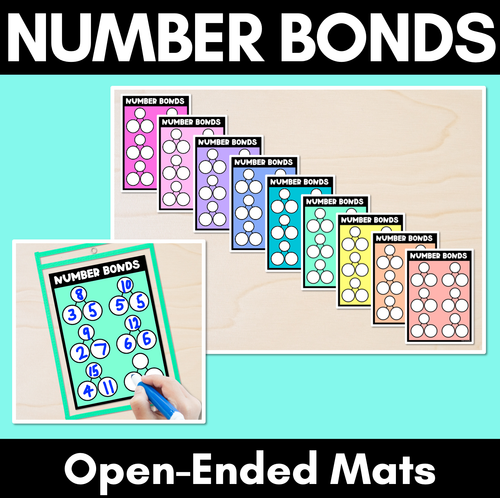 Open-Ended Number Bond Mats - Mrs Learning Bee