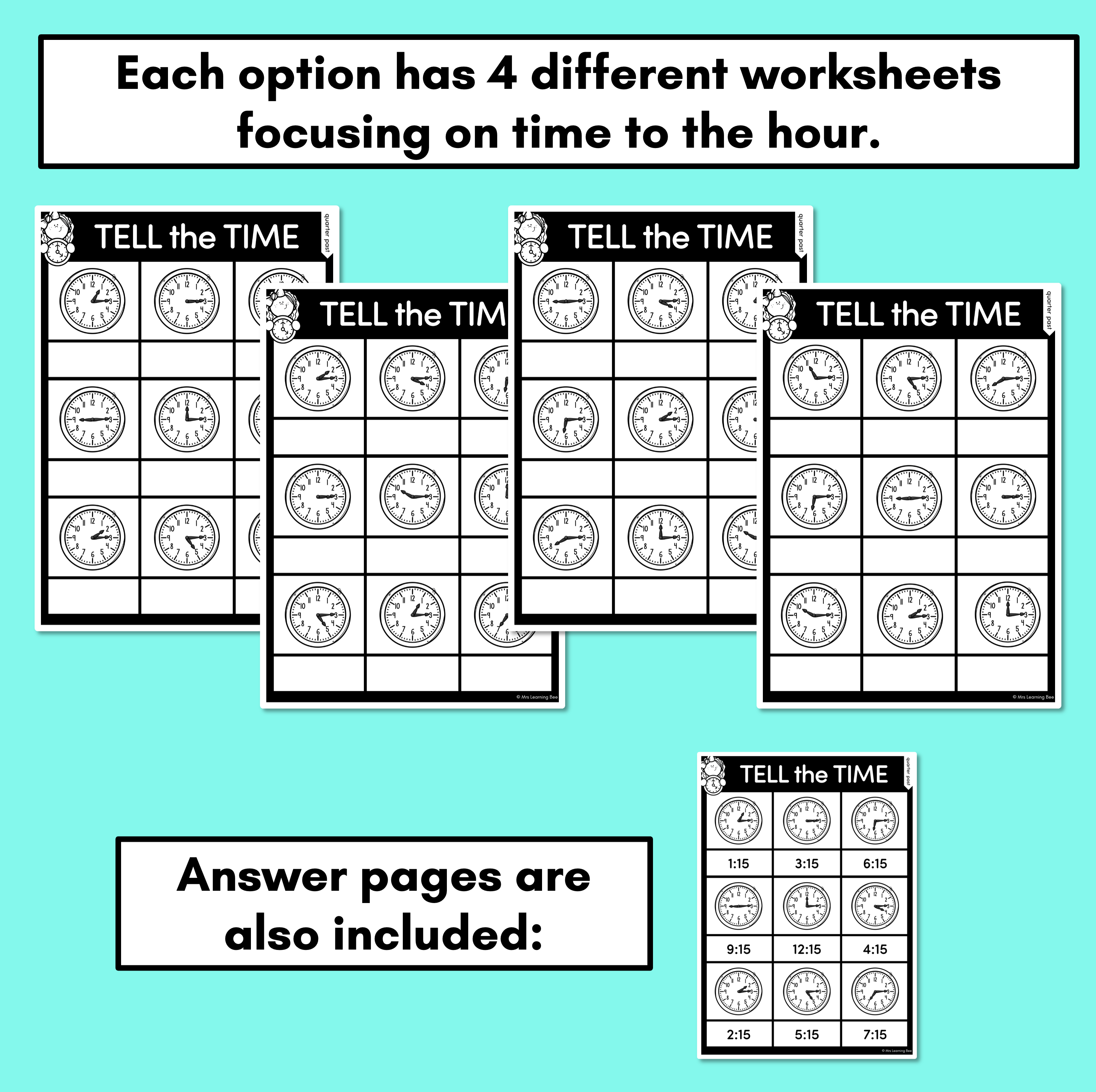 Time Worksheets Quarter Telling Time Worksheets Printable,