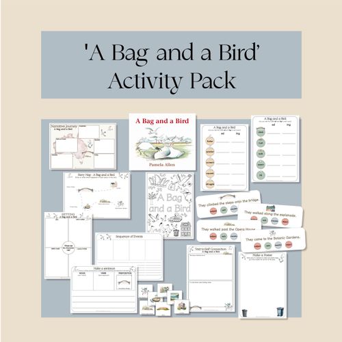 'A Bag and a Bird' Activity Pack - Mrs Learning Bee