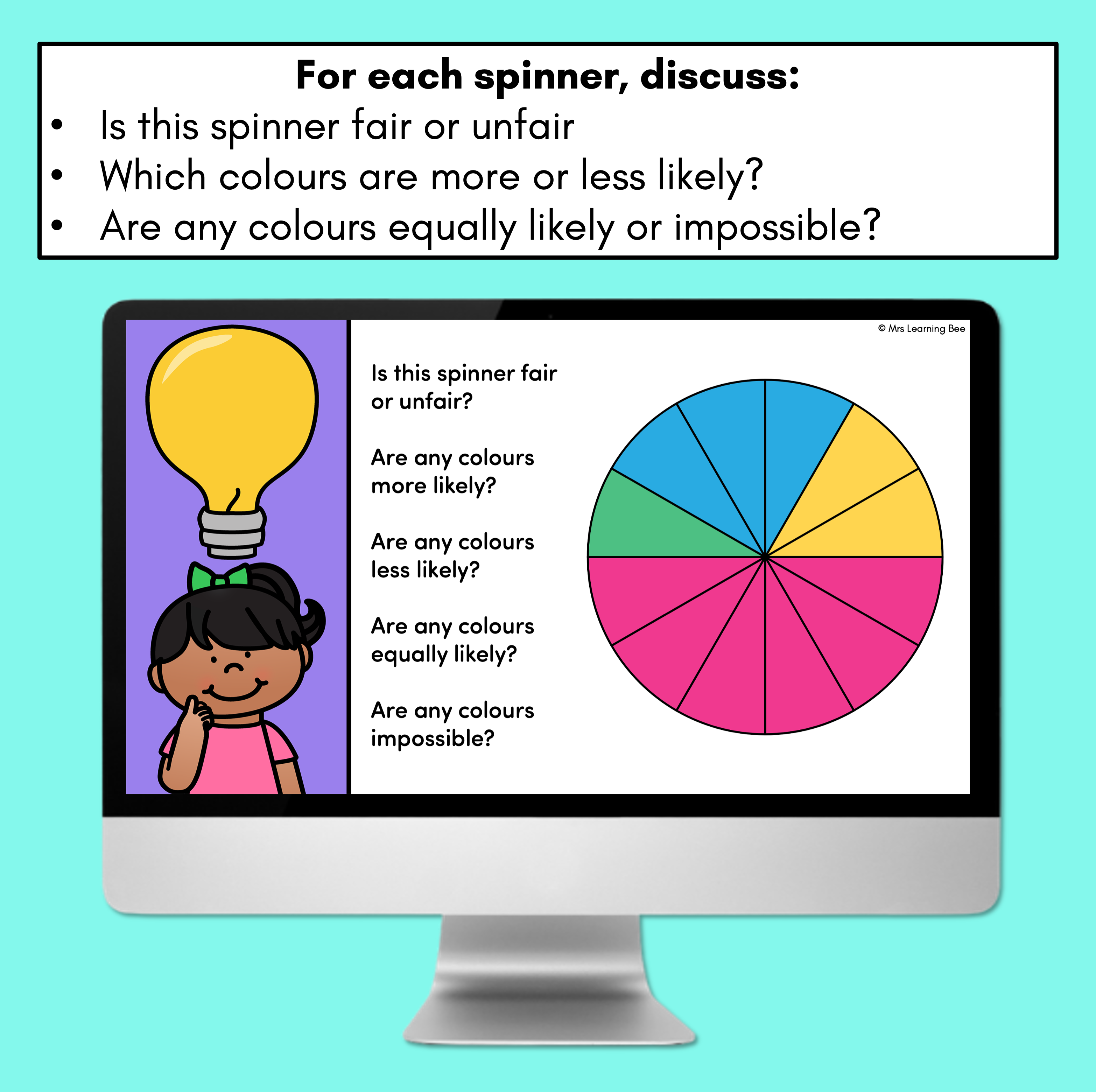 Probability Spinners Worksheets Probability Worksheets Free