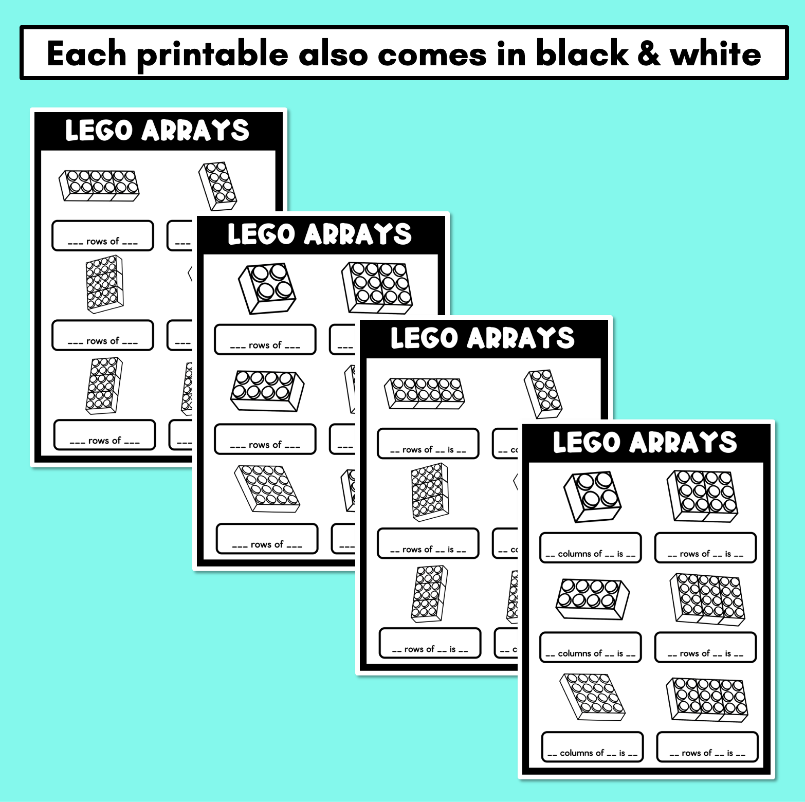 Arrays Worksheets Free
