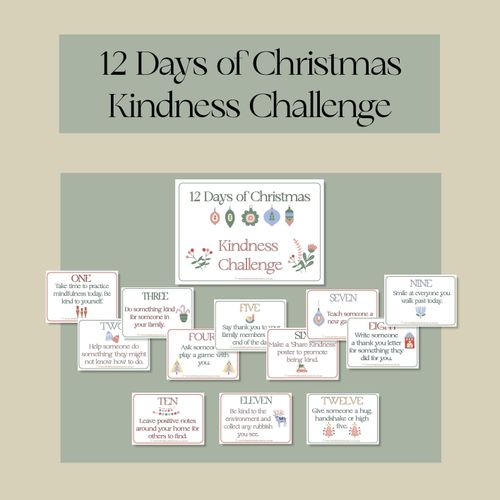 12 Days of Christmas Kindness Challenge - Mrs Learning Bee