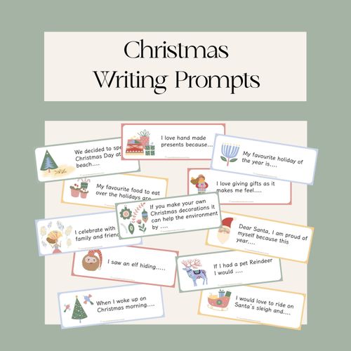 Christmas Writing Prompts - Mrs Learning Bee