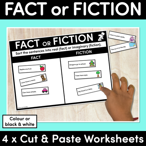 Fact or Fiction Worksheets - Mrs Learning Bee