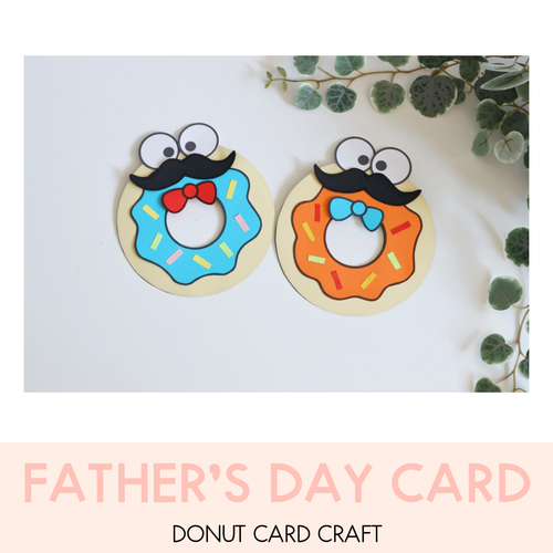 Father's Day Donut Craft - Mrs Learning Bee