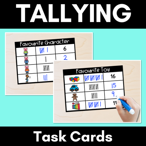 Tallying Task Cards - Mrs Learning Bee