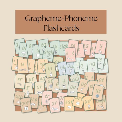 Grapheme- Phoneme Flashcards - Mrs Learning Bee