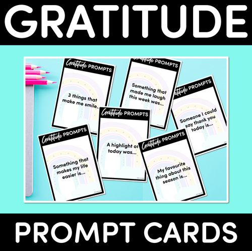 Gratitude Prompts - Mrs Learning Bee