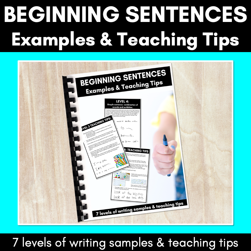 How To Teach Beginning Writing - A Free Guide - Mrs Learning Bee