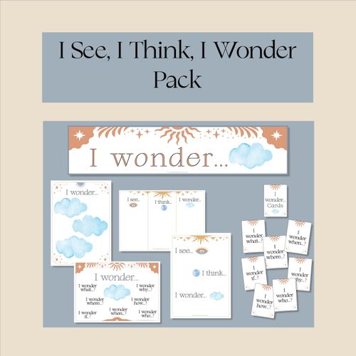 I See, I Think, I Wonder... Pack - Mrs Learning Bee