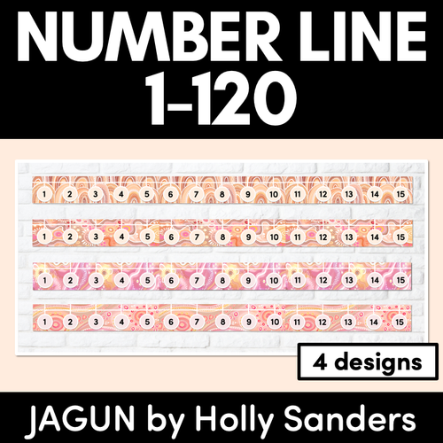 NUMBER LINE 1-120 - The Jagun Collection - Mrs Learning Bee
