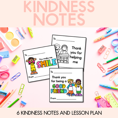 Kindness Activity - Compliment Cards and Lesson Plan - Mrs Learning Bee