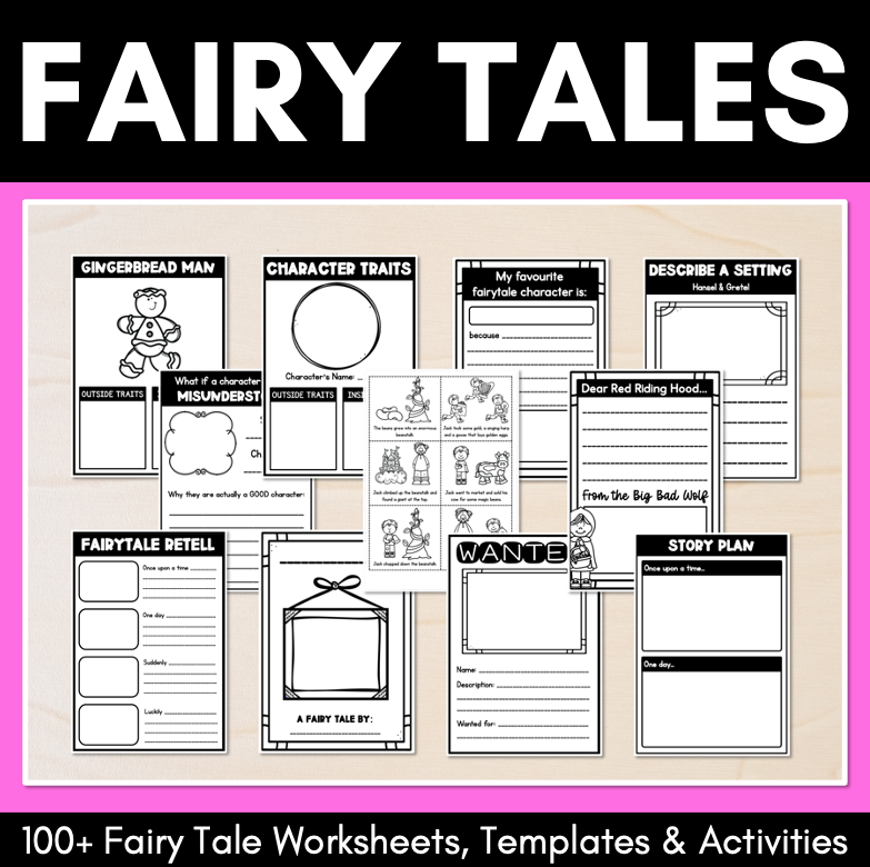 Narrative Writing Activities & Templates - Fairy Tales - Mrs Learning Bee