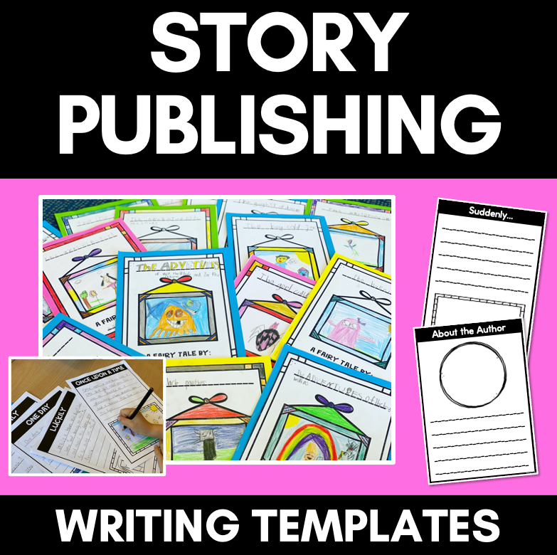 Narrative Writing - Story Publishing Templates - Mrs Learning Bee