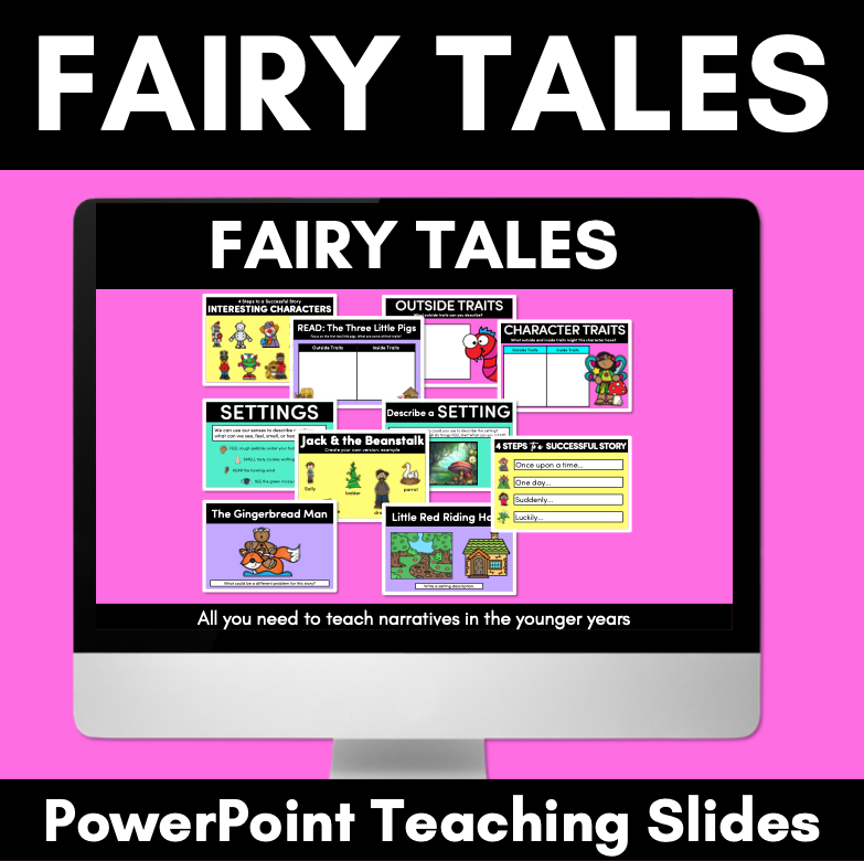 Narrative Writing Lesson Slides - Fairy Tales - Imaginative Texts ...