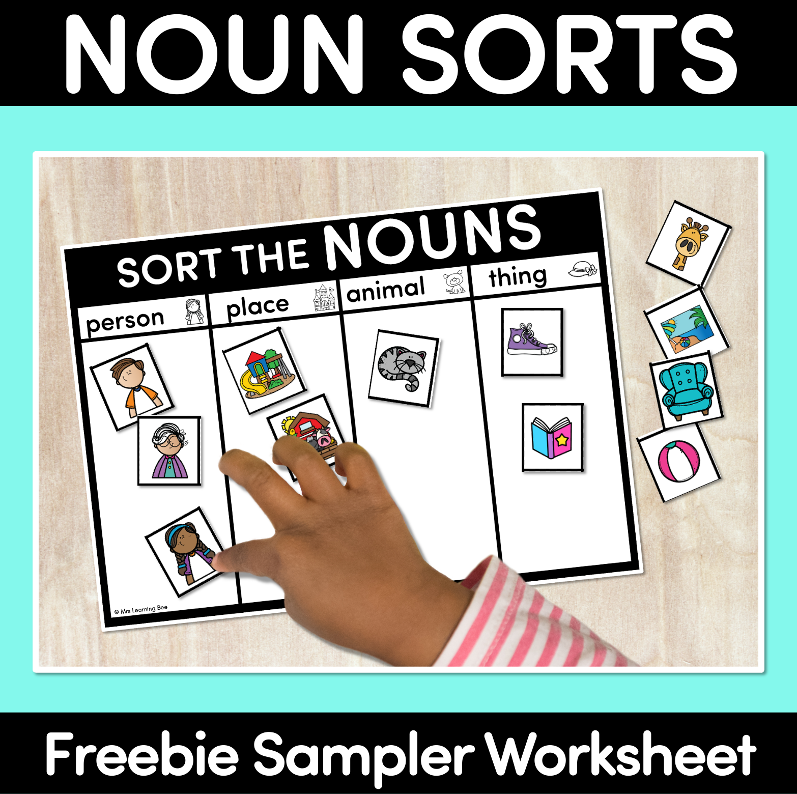 Noun Sort Worksheet Noun Activities For First Grade | Every Day Is The