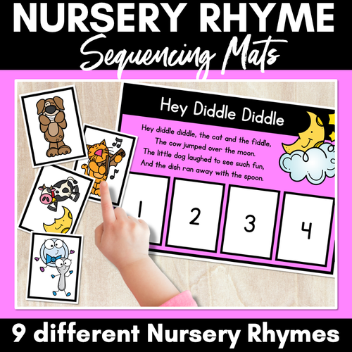 Nursery Rhyme Sequencing Mats - Mrs Learning Bee