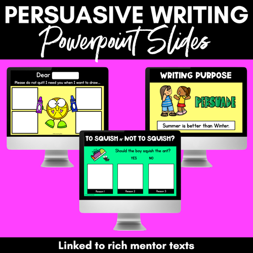 Persuasive Writing PowerPoint Slides - Mrs Learning Bee