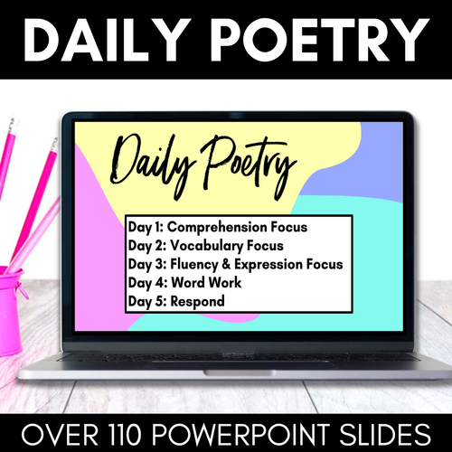 Poetry Lesson Slides - Mrs Learning Bee