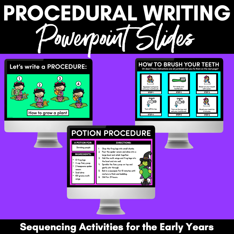 How to Write Procedures - PowerPoint - Mrs Learning Bee