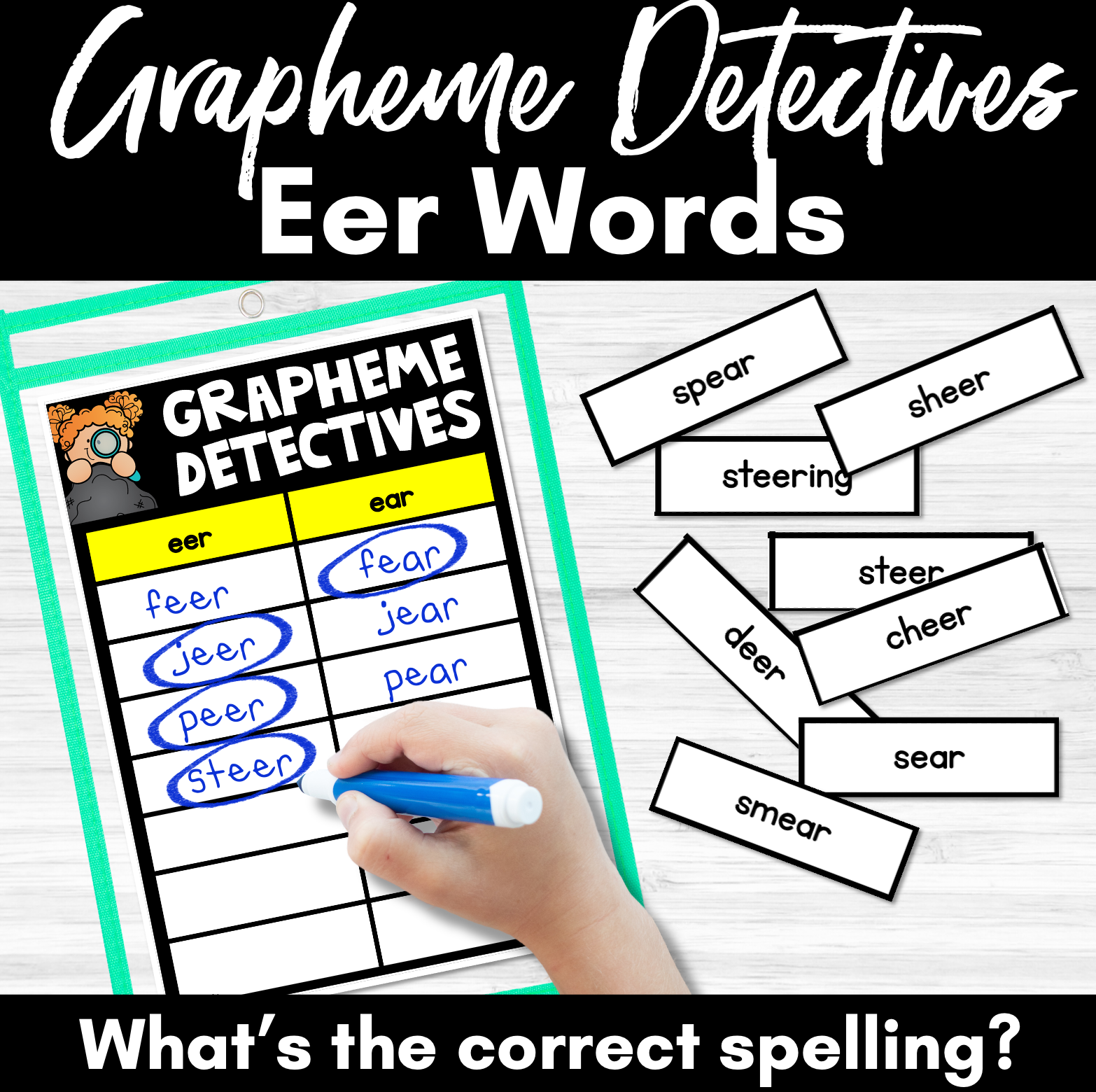 R-Controlled Vowel Eer Sound Game - Mrs Learning Bee