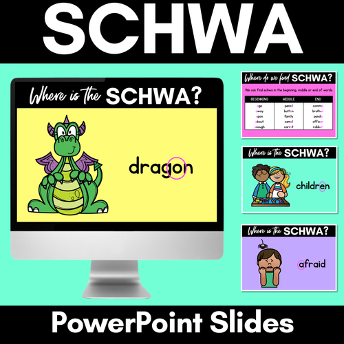 Schwa PowerPoint Lesson Slides - Phonics Teaching Slides for Schwa ...