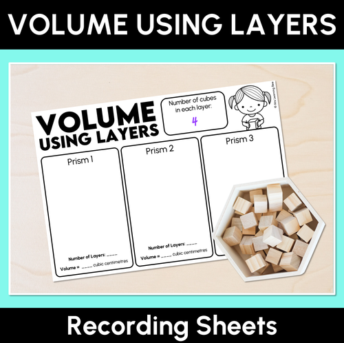 Recording Volume Recording Sheets - Mrs Learning Bee