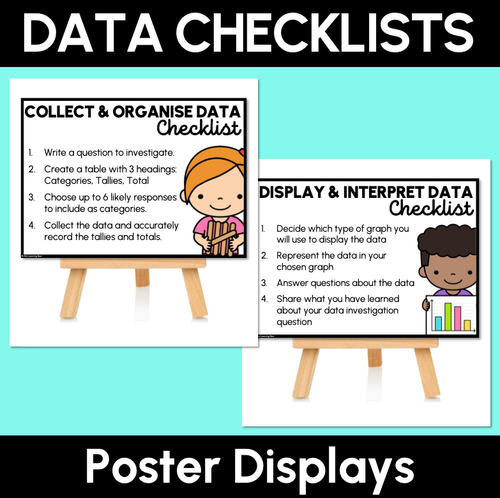 Data Checklists – Poster Displays - Mrs Learning Bee