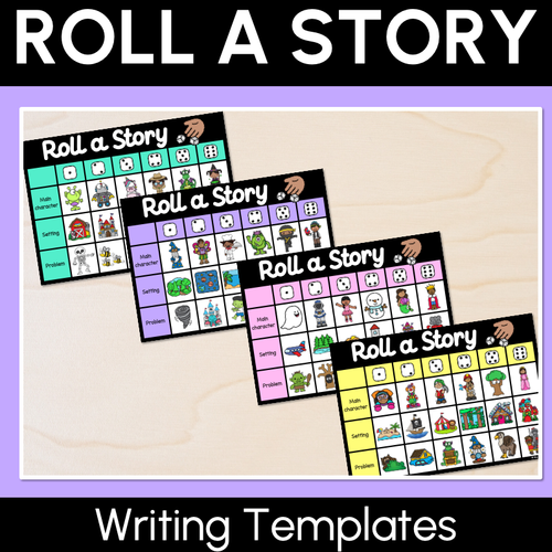 Roll A Story Writing Templates - Mrs Learning Bee