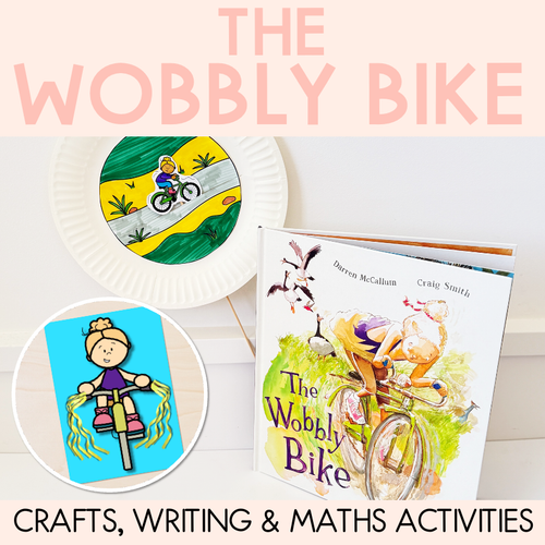 The Wobbly Bike Printable Pack - Book Week 2025 - Mrs Learning Bee
