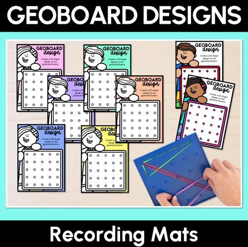 Geoboard Design Mats - Mrs Learning Bee