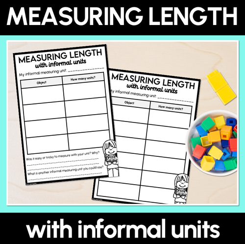 Measuring Length with Informal Units – Printable Templates - Mrs ...