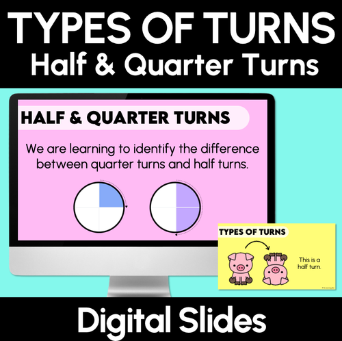 Types of Turns - Half & Quarter Turns (Digital Slides)