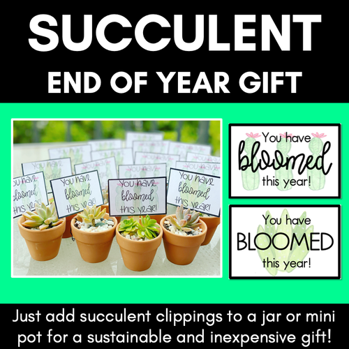 You Have Bloomed Student Gift Templates - Mrs Learning Bee
