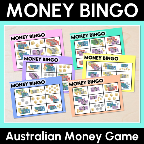 Money Bingo – Australian Money - Mrs Learning Bee