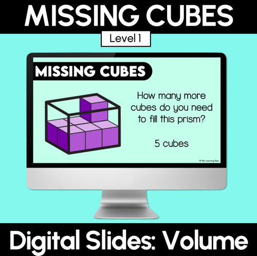 Missing Cubes: Level 1 – Digital Slides - Mrs Learning Bee