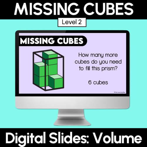 Missing Cubes: Level 2 – Digital Slides - Mrs Learning Bee